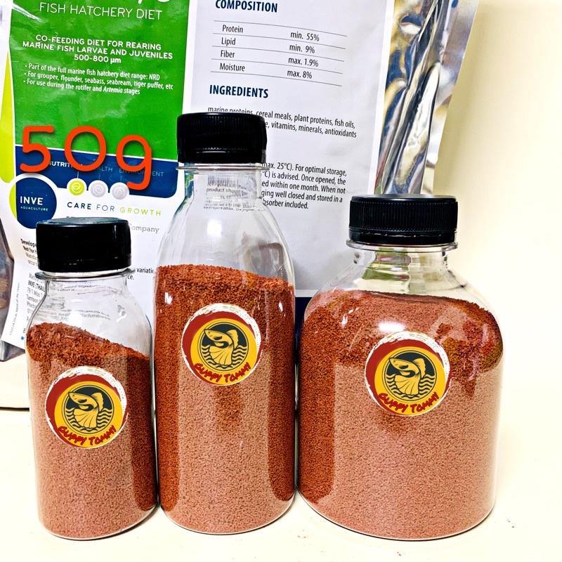 Cám thái INVE NRD 3/5 - 5/8 cho cá 7 màu,guppy,betta,cá thuỷ sinh | Shopee Việt Nam