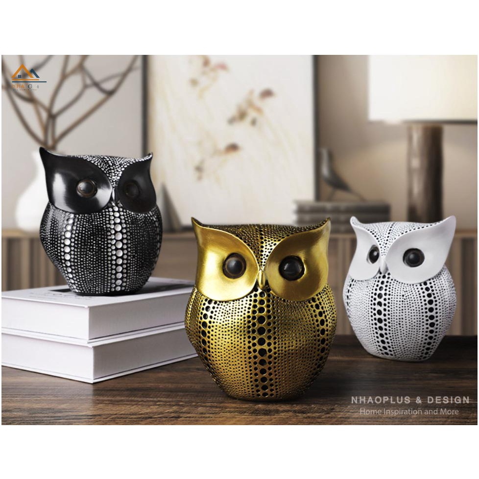 Tượng Decor Con Cú | Shopee Việt Nam