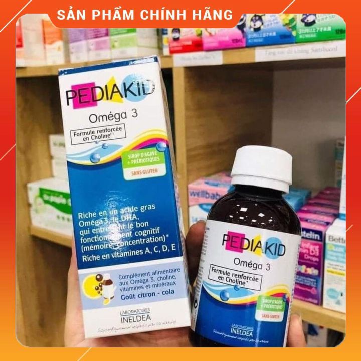 (Date 11/2024)Siro Pediakid Omega 3, Pháp (125ml) bổ sung DHA và ...