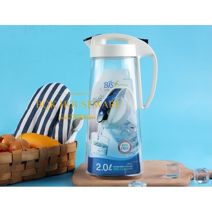 [ LOCK&LOCK ] Bình đựng nước nhựa Tritan Lock&Lock Bisfree One Touch 2L ...