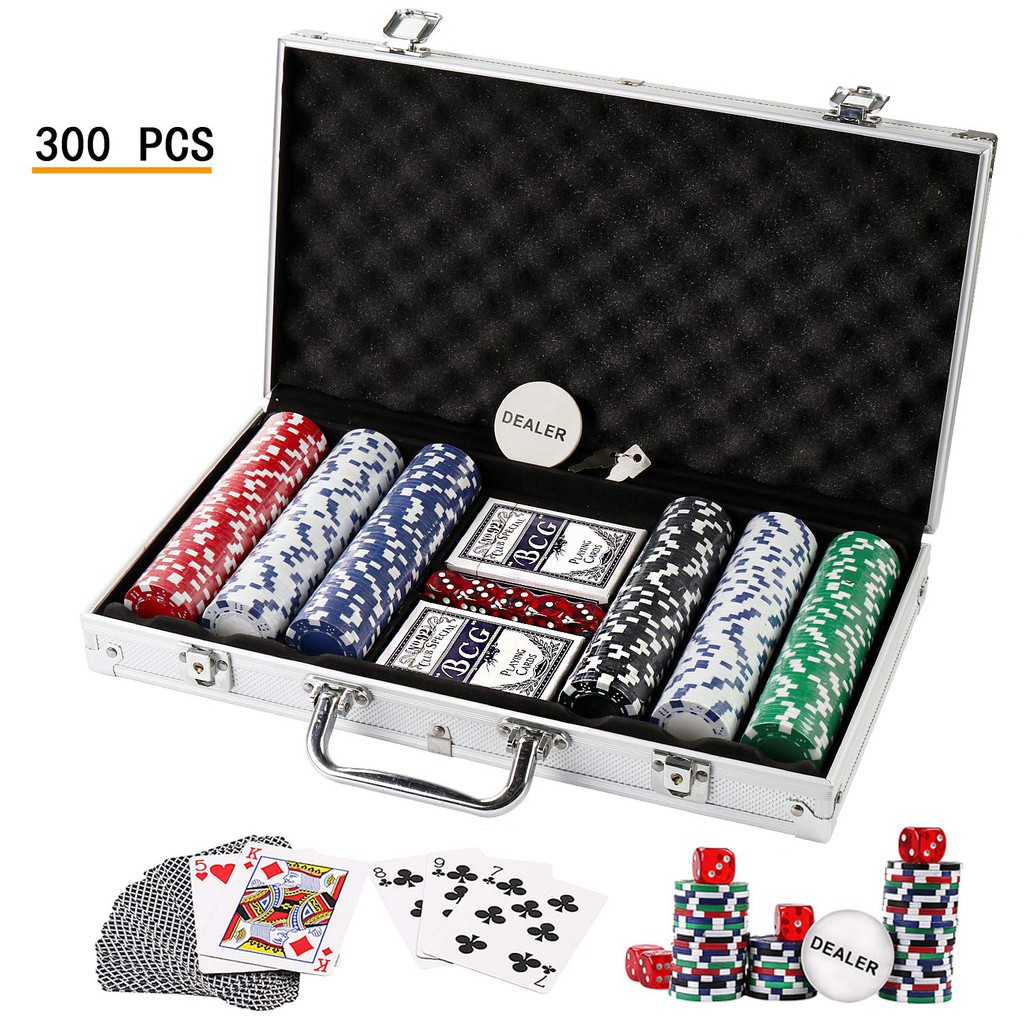 Bộ phỉnh poker 300 chips chip cao cấp | Shopee Việt Nam