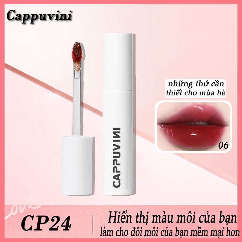 Son bóng CAPPUVINI CP24 6 màu sắc xinh xắn ngọt ngào | Shopee Việt Nam