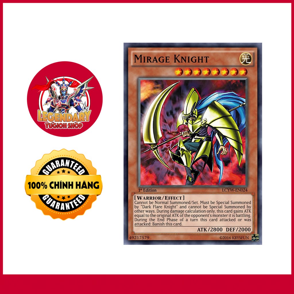 [Thẻ Bài Yugioh Chính Hãng] Mirage Knight | Shopee Việt Nam
