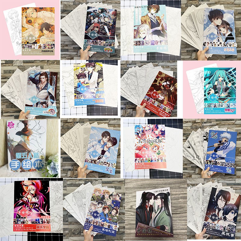 Tranh tô màu anime chibi in hình Miền đất hứa Boku no hero academia ...