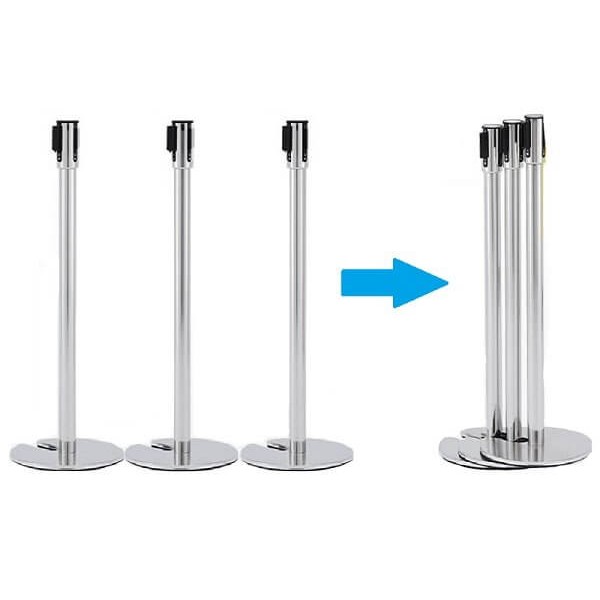 Cột Chắn Inox Dây Căng Đế Chữ U Dây Căng: 2m, 3m; Cột Chắn Inox Phân ...