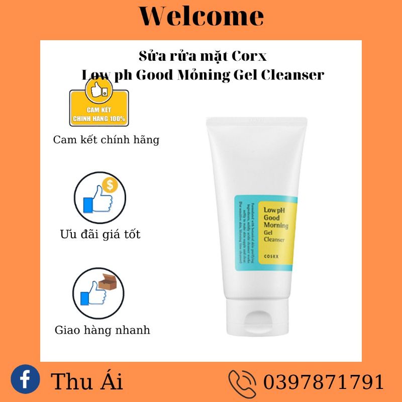 Sữa Rửa Mặt Cosrx 🎁 Corsx 🎁 Srm Cosrx Dạng Gel Low pH Good Morning Gel ...