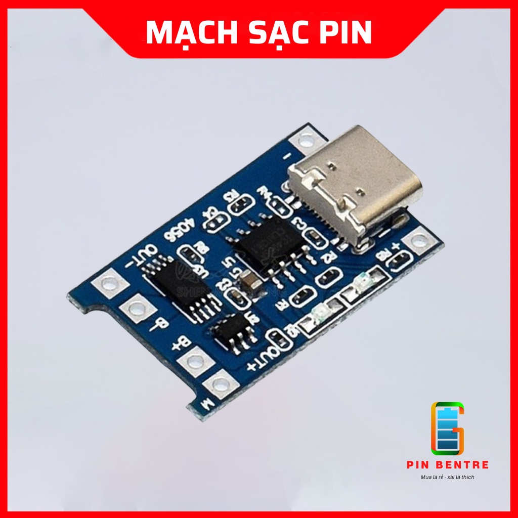 Mạch Sạc Pin TP0456 bảo vệ bằng IC 1A | Shopee Việt Nam