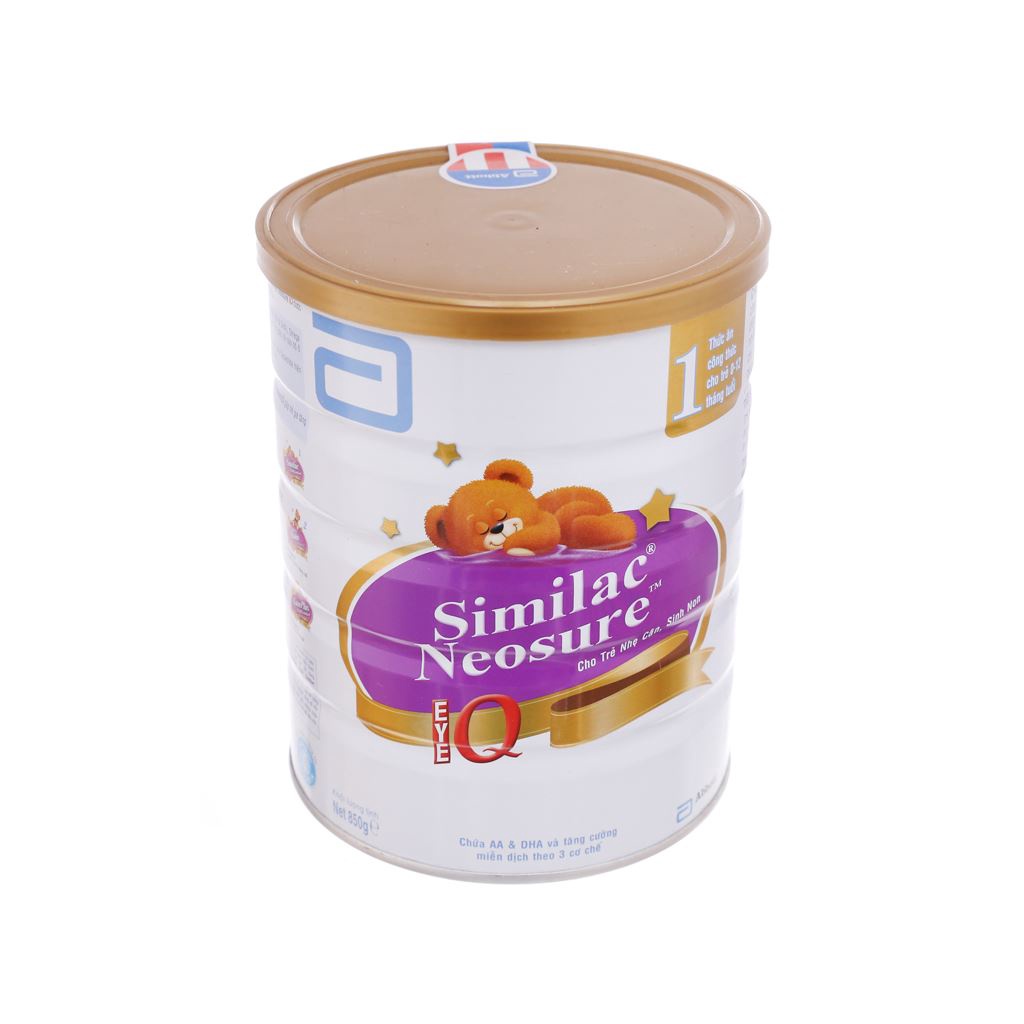 (hsd 12/2024) Sữa bột Abbott Similac Neosure 850g (Nhẹ cân, Sinh non ...