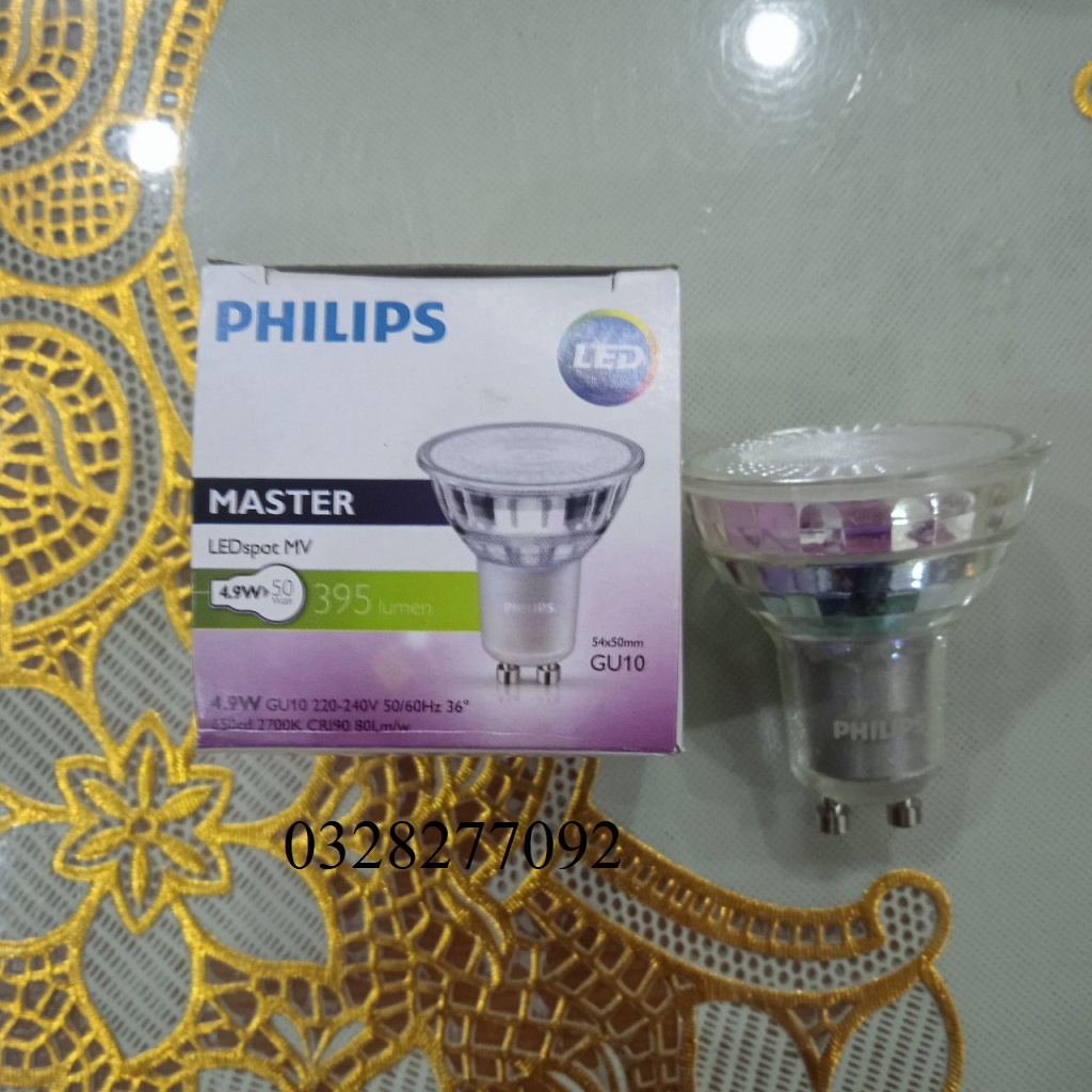Bóng đèn led GU10 5W Philips Master 927/94036D Dim | Shopee Việt Nam