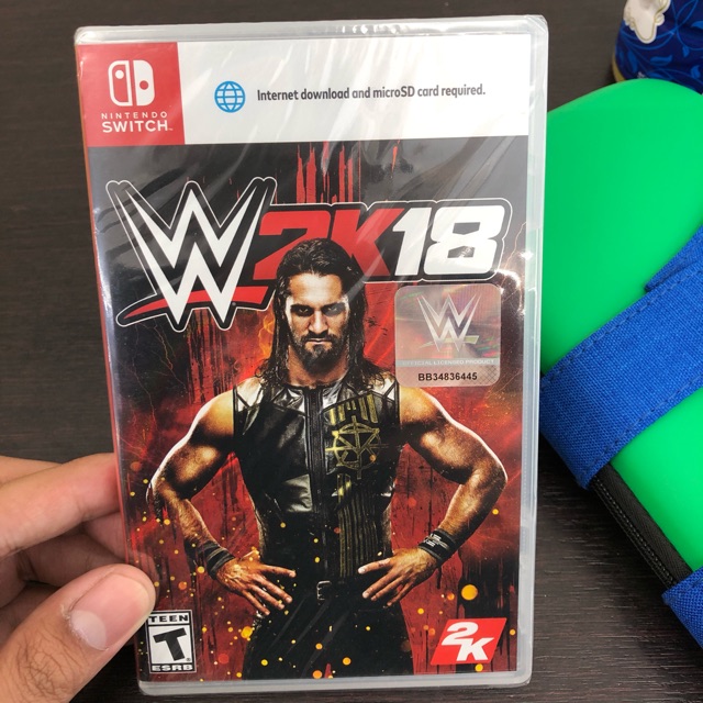 Băng game Nintendo Switch: WWE 2K18 | Shopee Việt Nam