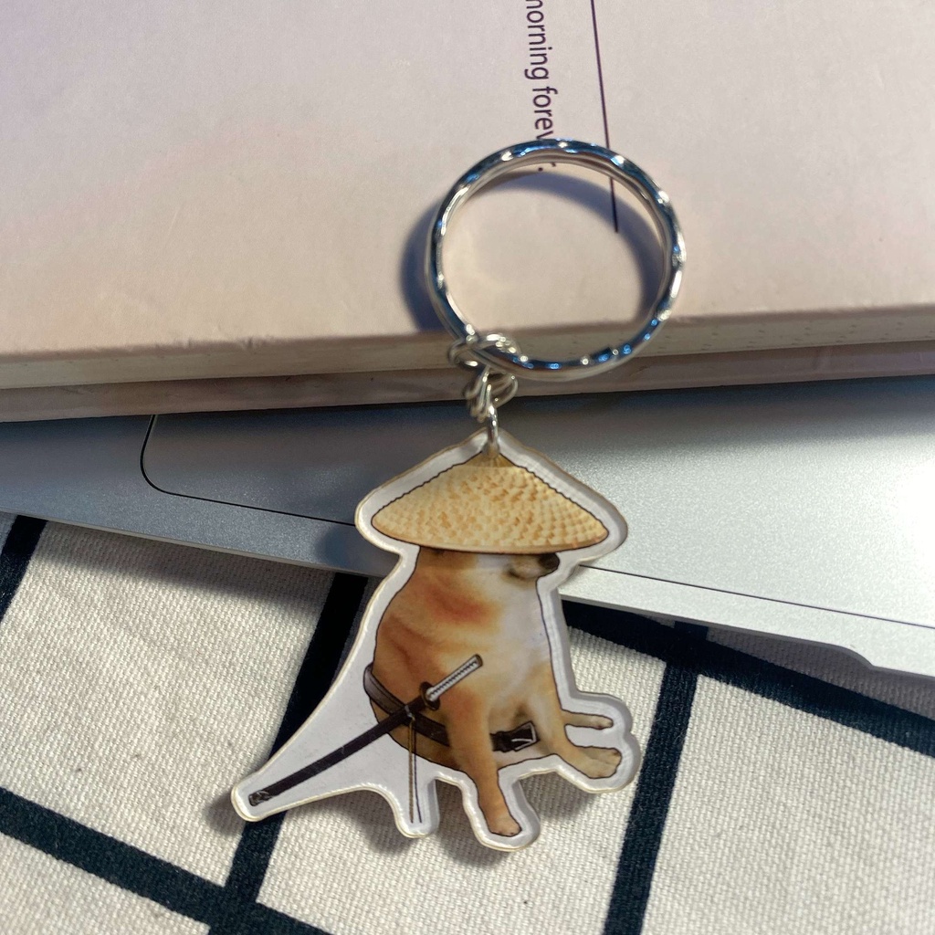 Móc khóa cheems meme shiba inu phong cách hài hước nhiều nhân vật treo ...