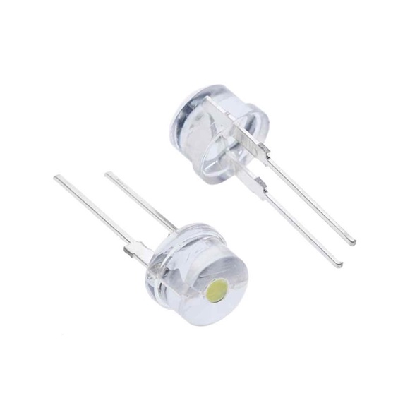 LED Trắng Siêu Sáng F8 8mm 0.5W (gói 10 con) | Shopee Việt Nam