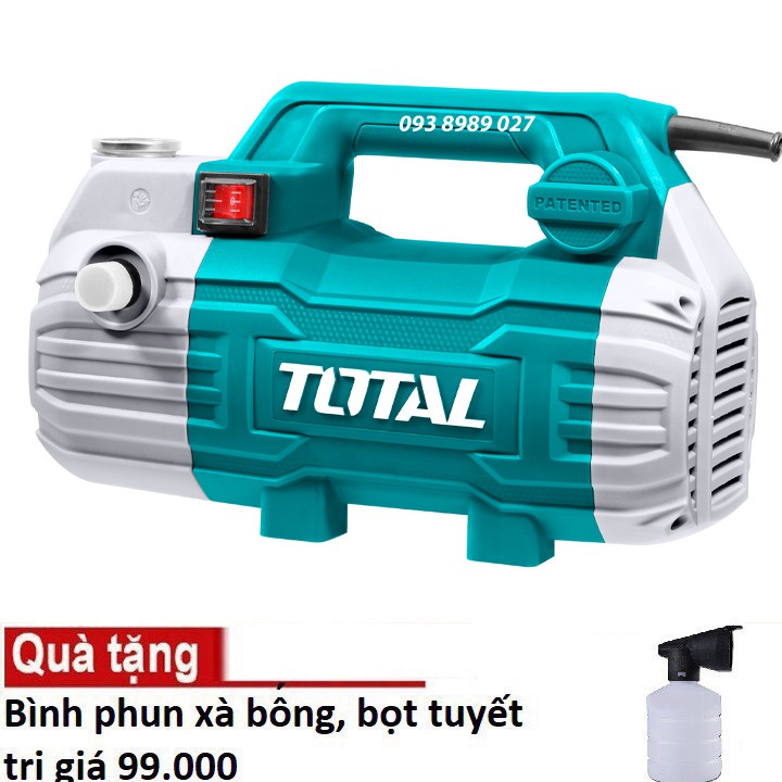 MÁY RỮA XE ÁP LỰC CAO TOTAL 1500W ( MOTOR TỪ ) TGT11236 | Shopee Việt Nam