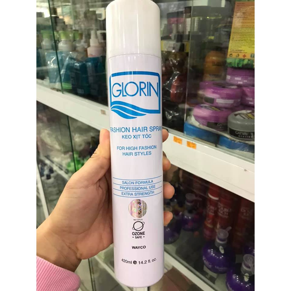 Keo xịt tóc mềm GLORIN 420ml [Chính hãng] | Shopee Việt Nam