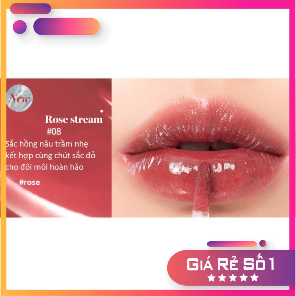 [nhung Bebu] Son Tint Bóng Siêu Lì Căng Mọng Môi Hàn Quốc Romand
