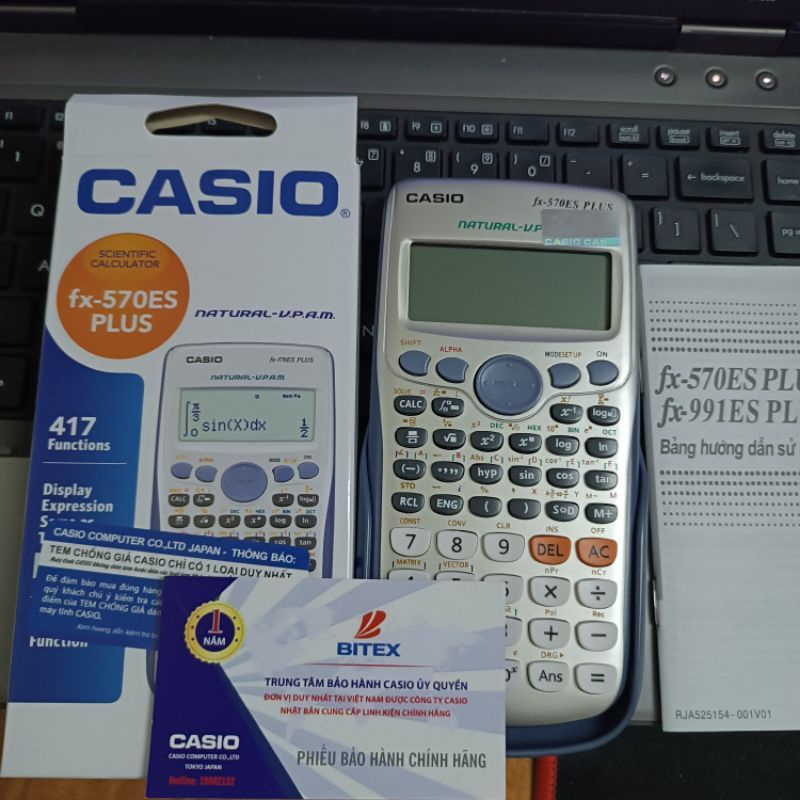 Máy Tính CASIO FX 570 VN Plus ( Bảo Hành 1 Năm) | Shopee Việt Nam