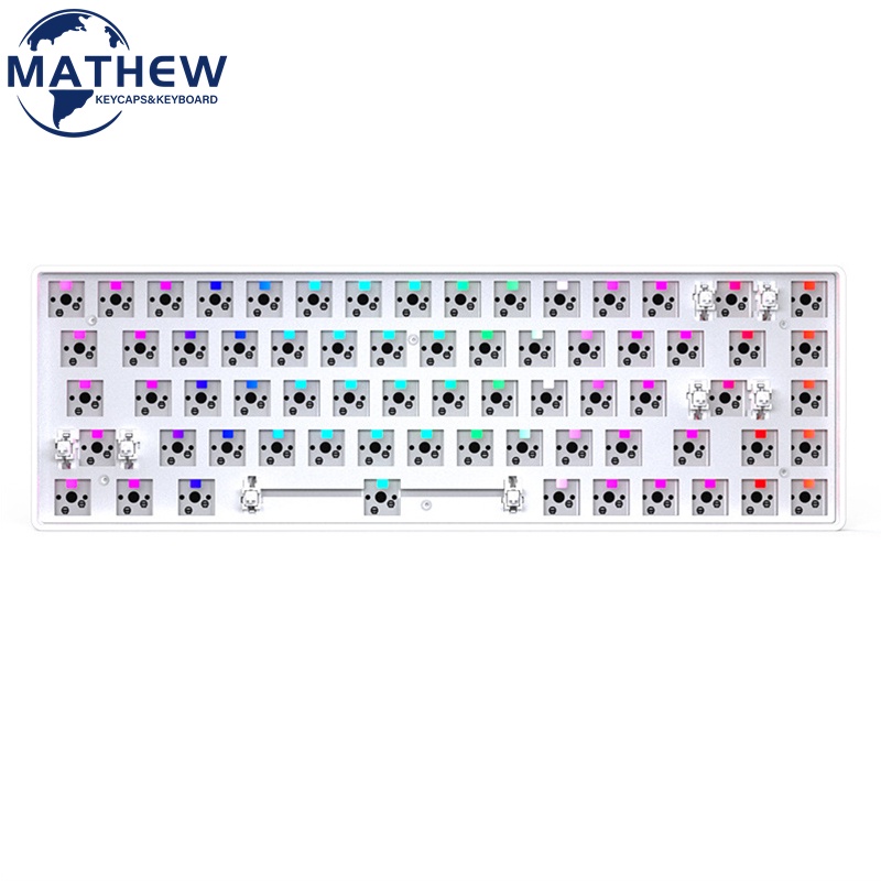 Bàn phím cơ MK68 Kit Keyboard có đèn nền rgb kết nối bluetooth / 2.4g ...
