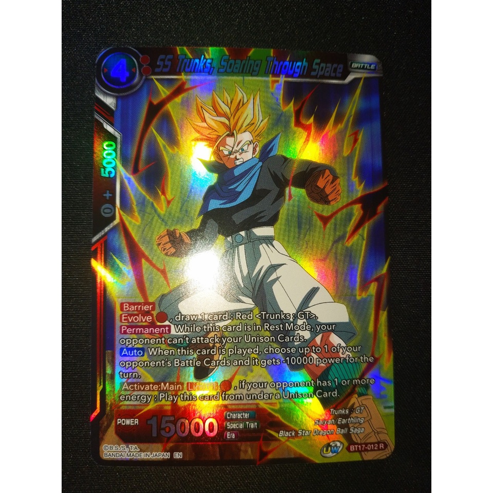 Thẻ bài Dragonball - TCG - SS Trunks, Soaring Through Space / BT17-012' | Shopee Việt Nam
