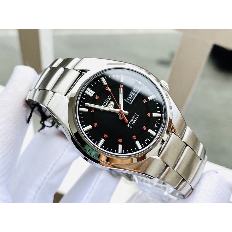ĐỒNG HỒ NAM CHÍNH HÃNG Seiko 5 SNK617K1 Automatic Black Dial Silver ...