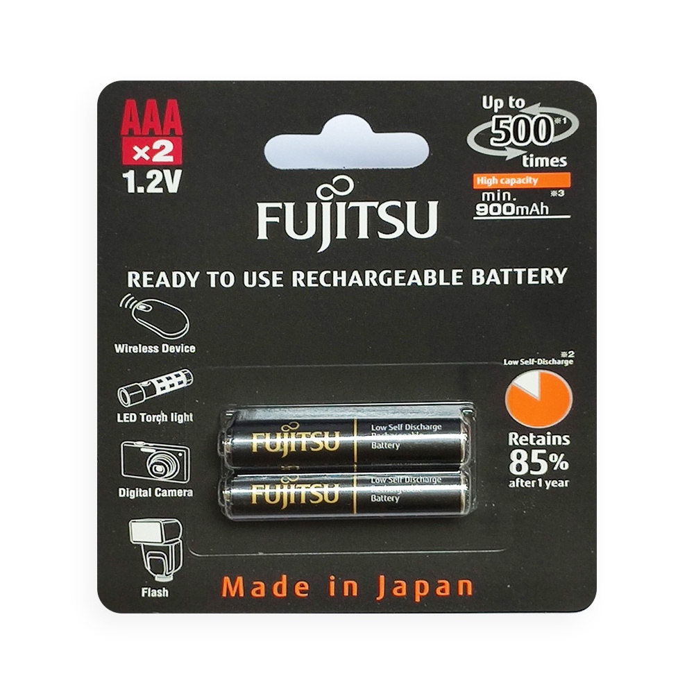 Pin Fujitsu HR-4UTHCEX(2B) - AAA900mAh RECHARGEABLE BATTERY | Shopee ...