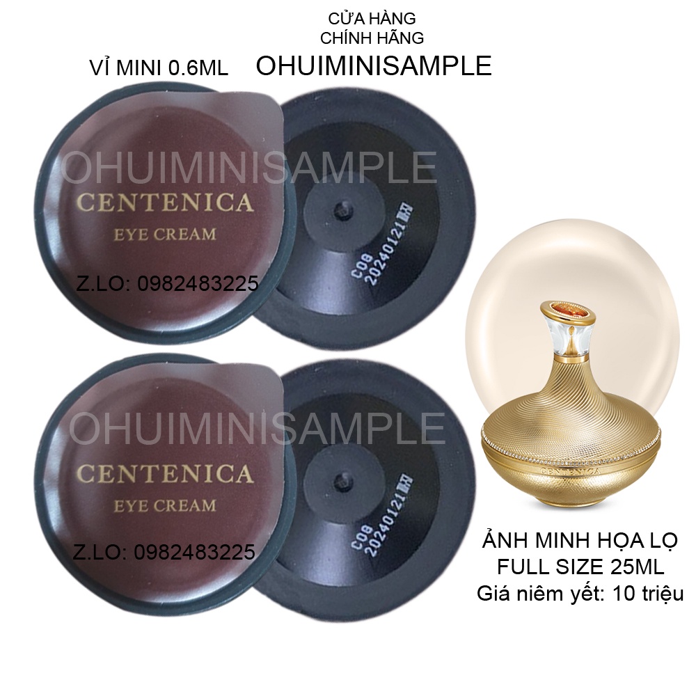 [Vip] Vỉ sample kem dưỡng mắt nghìn đô SU:M 37 CENTENICA EYE CREAM xóa ...