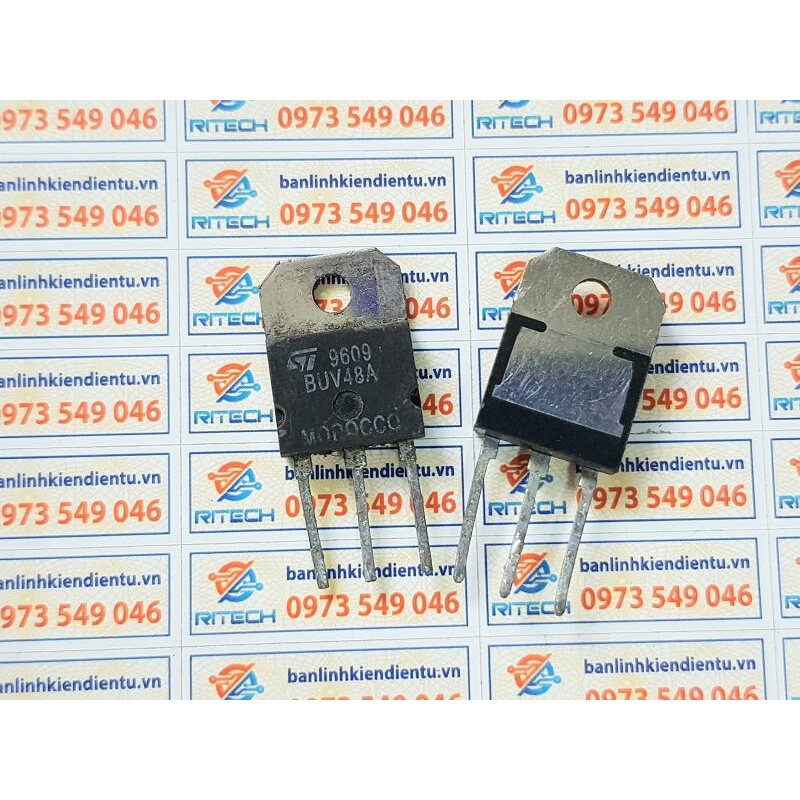 [Combo 3 chiếc] BUV48A Transistor NPN 15A/450V TO-3P Tháo Máy | Shopee ...