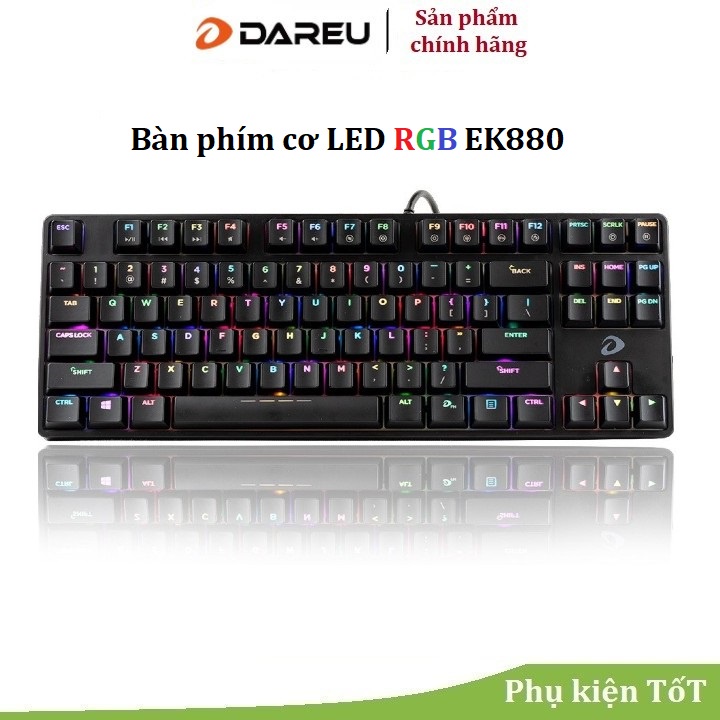 Bàn phím cơ Dareu EK880 RGB LED Gaming ( Blue / Brown / Red Switch ...
