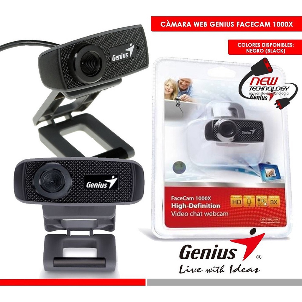 Webcam Genius Facecam 1000X V2 720p chính hãng | Shopee Việt Nam
