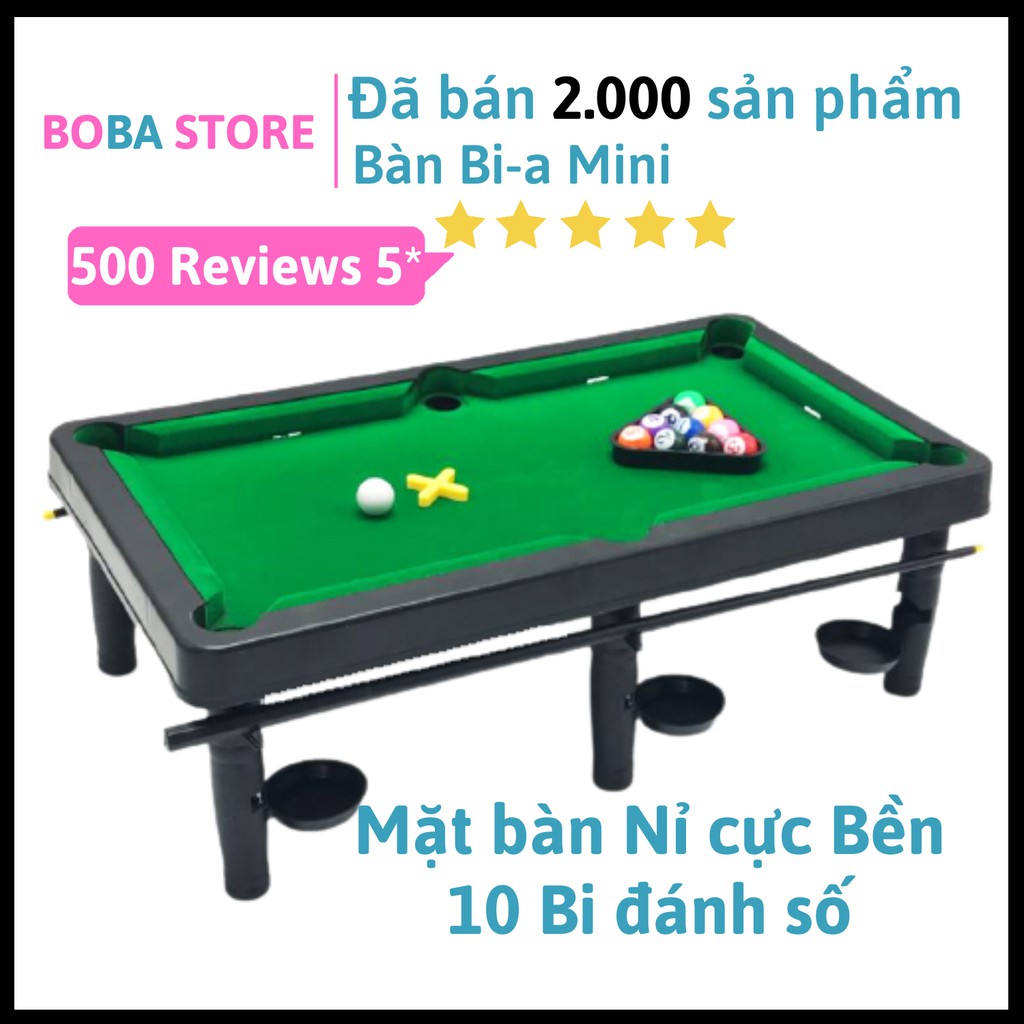Bàn Bi-a Mini BoBa Store Bida Mini Giá Rẻ Cho Trẻ Em Và Người Lớn, 10 ...
