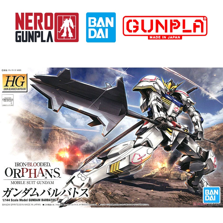 Mô Hình Lắp Ráp Bandai Gunpla HG IBO 1/144 Gundam Barbatos | Shopee ...