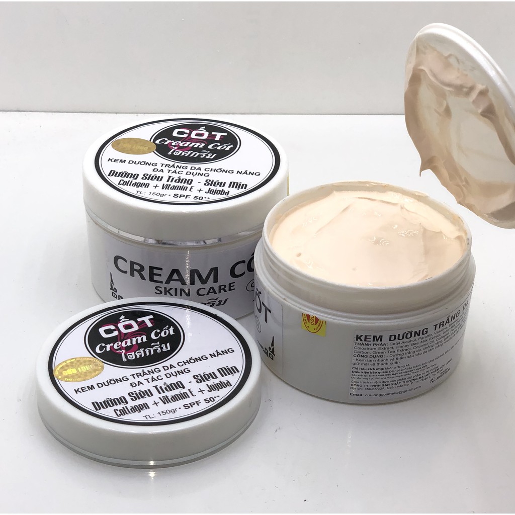 Kem Cốt Kem Body Siêu Trắng Cửu Long 150g | Shopee Việt Nam