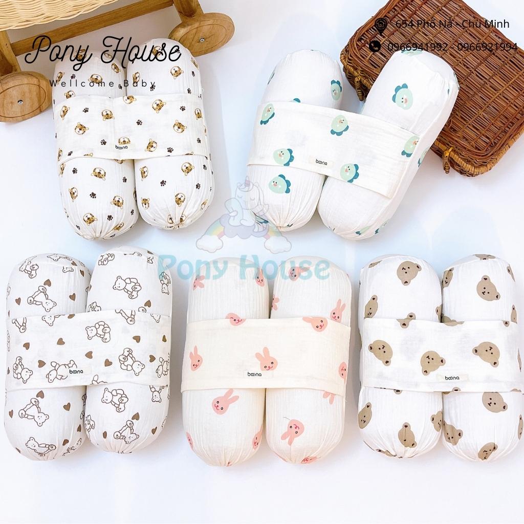 Bộ Chặn Xô Sơ Sinh Boona Xô Muslin Ruột Bông Tự Nhiên Siêu Mềm Mại Chống Giật Mình Cho Bé Sơ ...