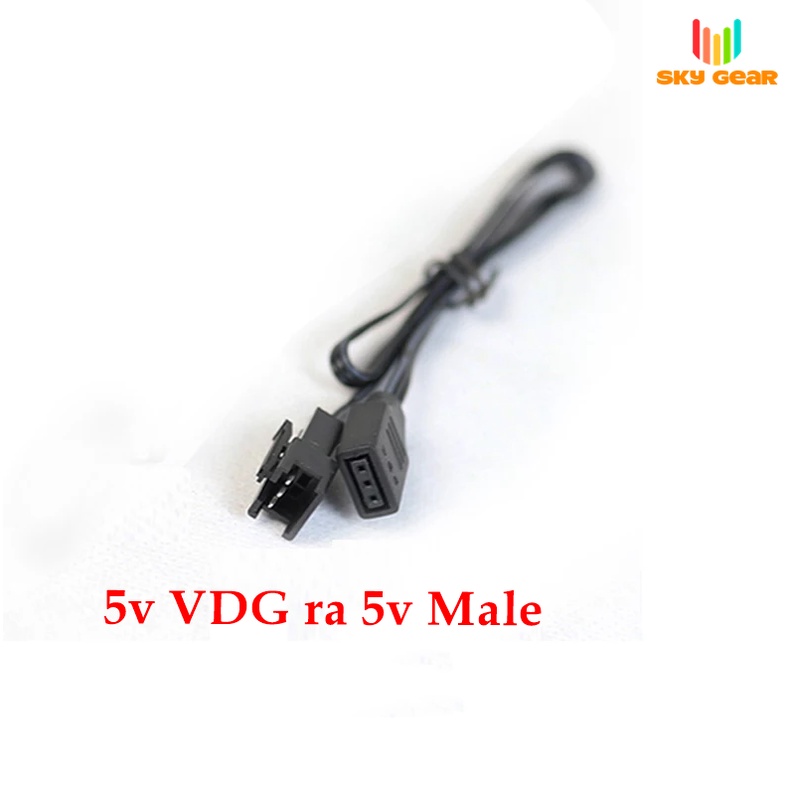 Cáp chuyển led 5v VDG, 5v 3Pin ,12v 4Pin | Shopee Việt Nam
