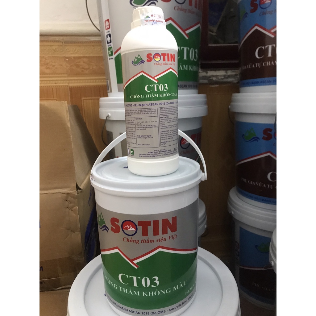 CT03 - Chống thấm không màu, không mùi lon 5L | Shopee Việt Nam