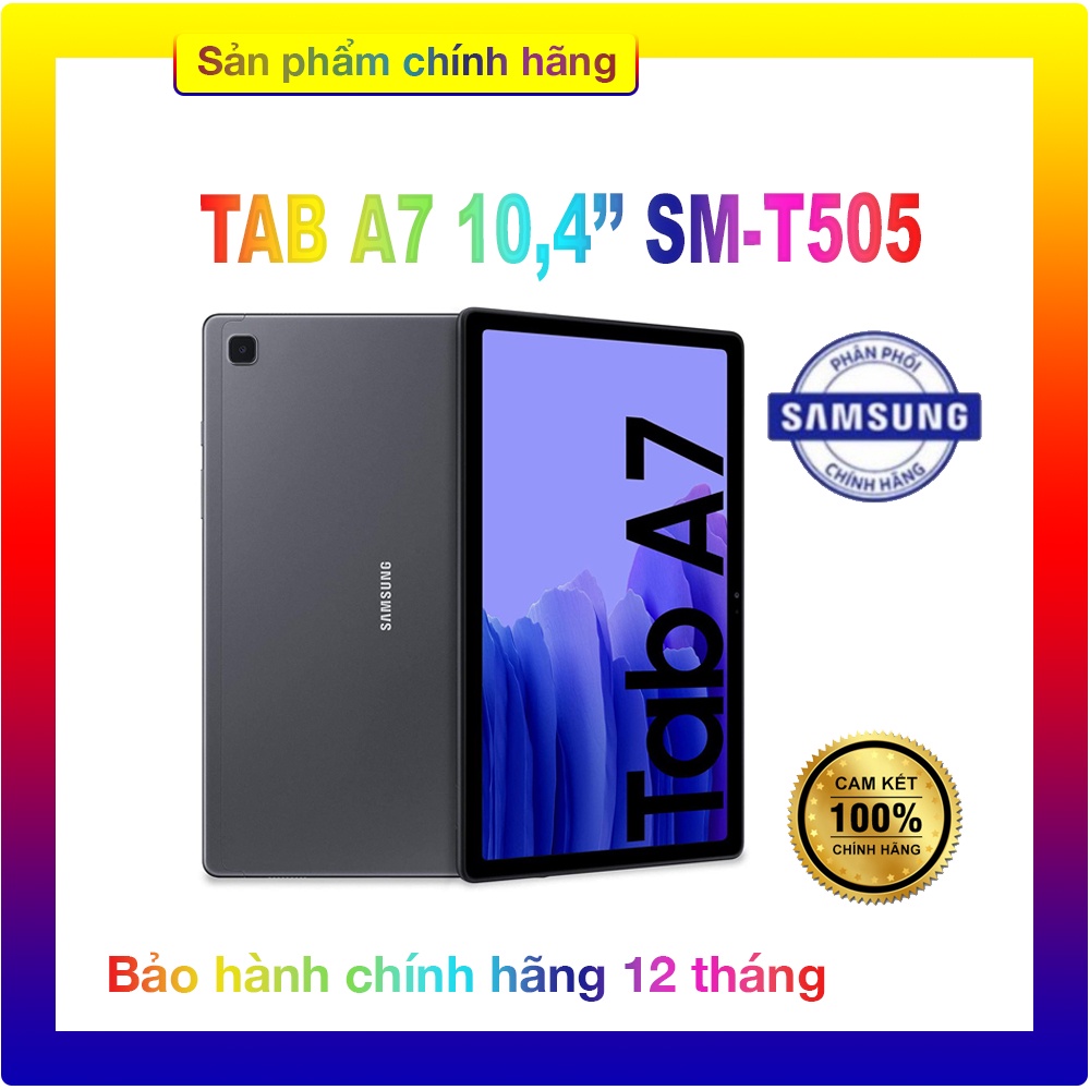 Máy tính bảng Samsung Galaxy Tab A7 10.4'' 64GB/3GB SM-T505 - Hàng chính hãng | Shopee Việt Nam