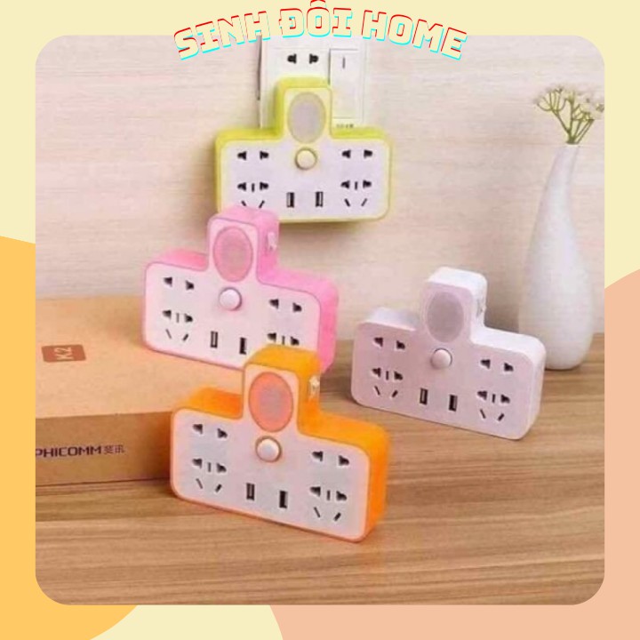 Ổ cắm điện đa năng có đèn ngủ - O DIEN CO DEN | Shopee Việt Nam