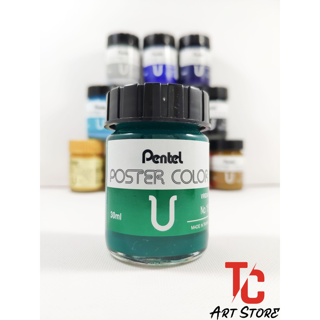 Màu Poster Color Pentel Bán Lẻ Hũ 30ml – Hàng Chính Hãng | Shopee Việt Nam