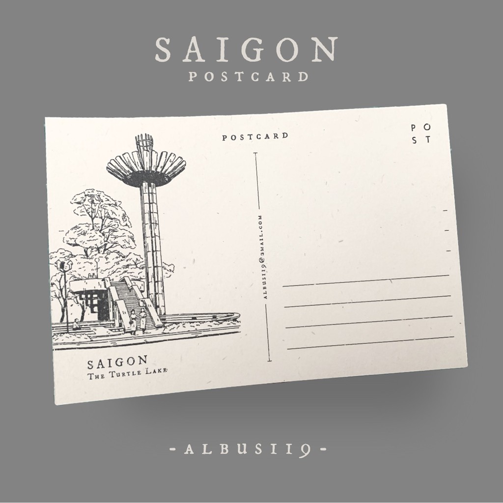 Bộ Postcard Saigon | Bưu Thiếp Sài Gòn 10x14cm | albus119 | Shopee Việt Nam