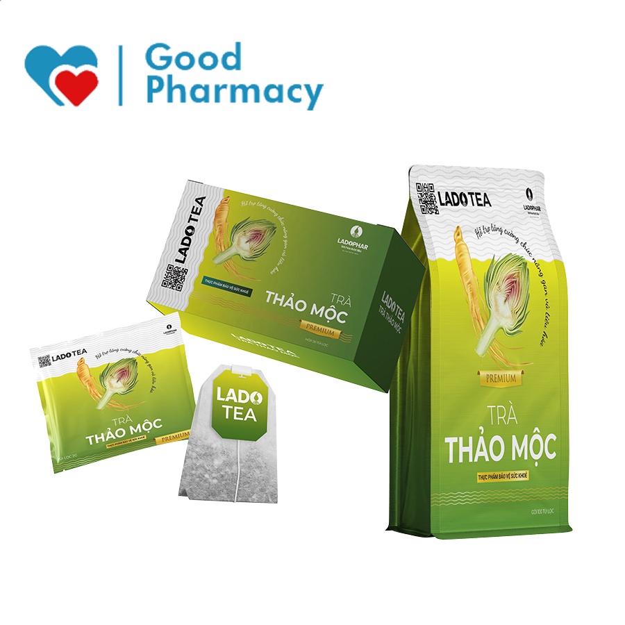 Trà thảo mộc túi lọc cao cấp Lado Tea Premium tăng súc khỏe, thanh ...