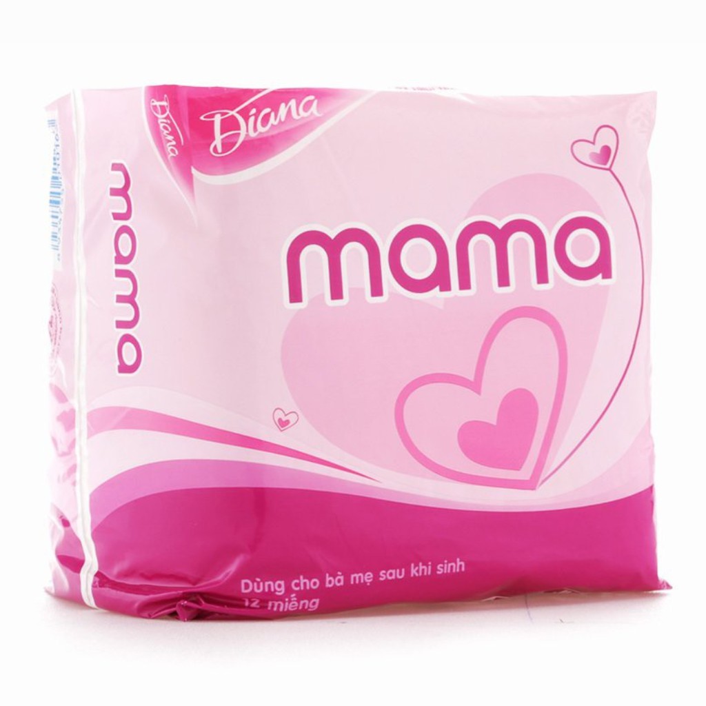 Băng vệ sinh Diana MaMa cho mẹ sau sinh, loại 12 miếng | Shopee Việt Nam