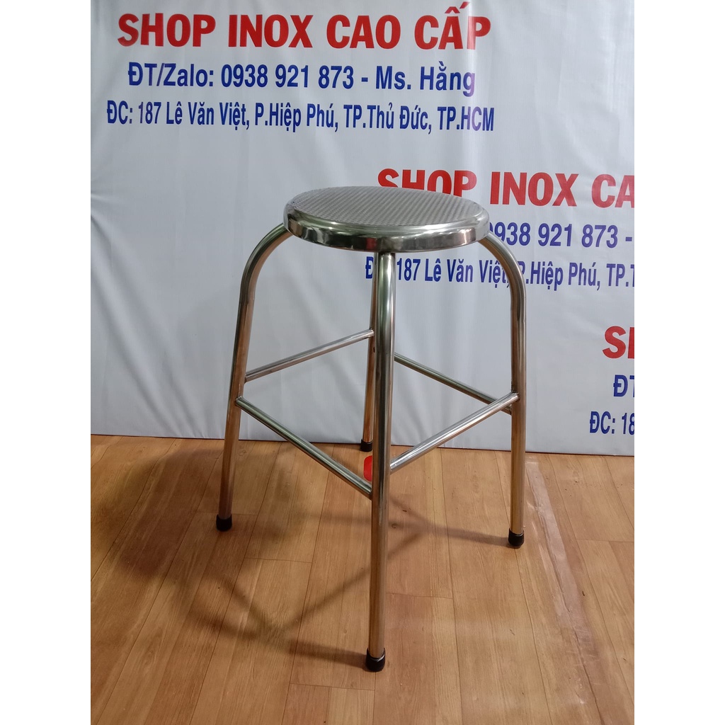 Ghế Inox Tròn Cao 60cm Cao Cấp Mặt Nhám - Mã: GN6022N | Shopee Việt Nam