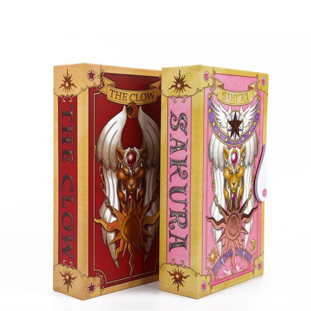 Bộ bài clow sakura hộp nam châm lá bài clow sakura bài bói gồm 56 lá ...