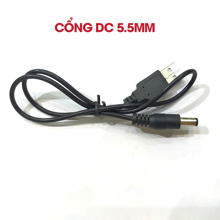 Dây Cáp Chuyển Đổi USB Ra Cổng DC 5.5mm/Mini Usb/Micro USB | Shopee ...