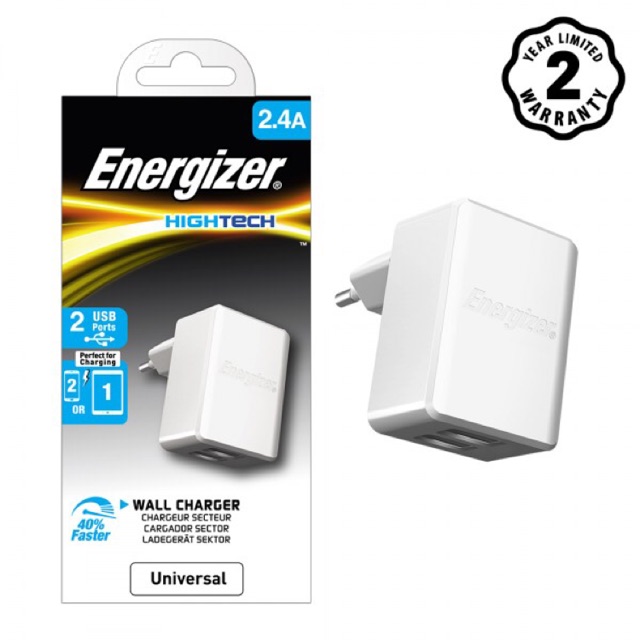 Cốc sạc Energizer 2 USB 2.4A - Chính Hãng | Shopee Việt Nam