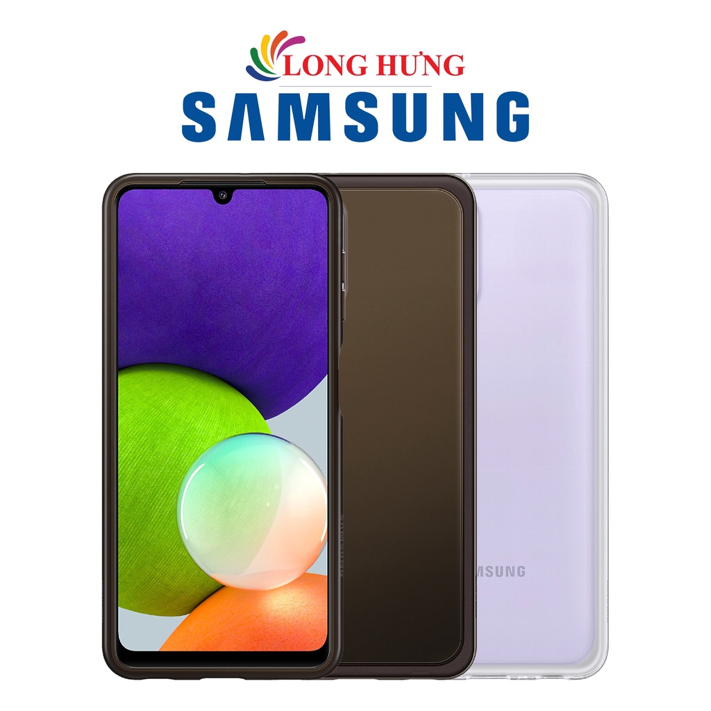 Ốp lưng nhựa dẻo Samsung Soft Clear Cover Samsung Galaxy A22 EF-QA225 ...