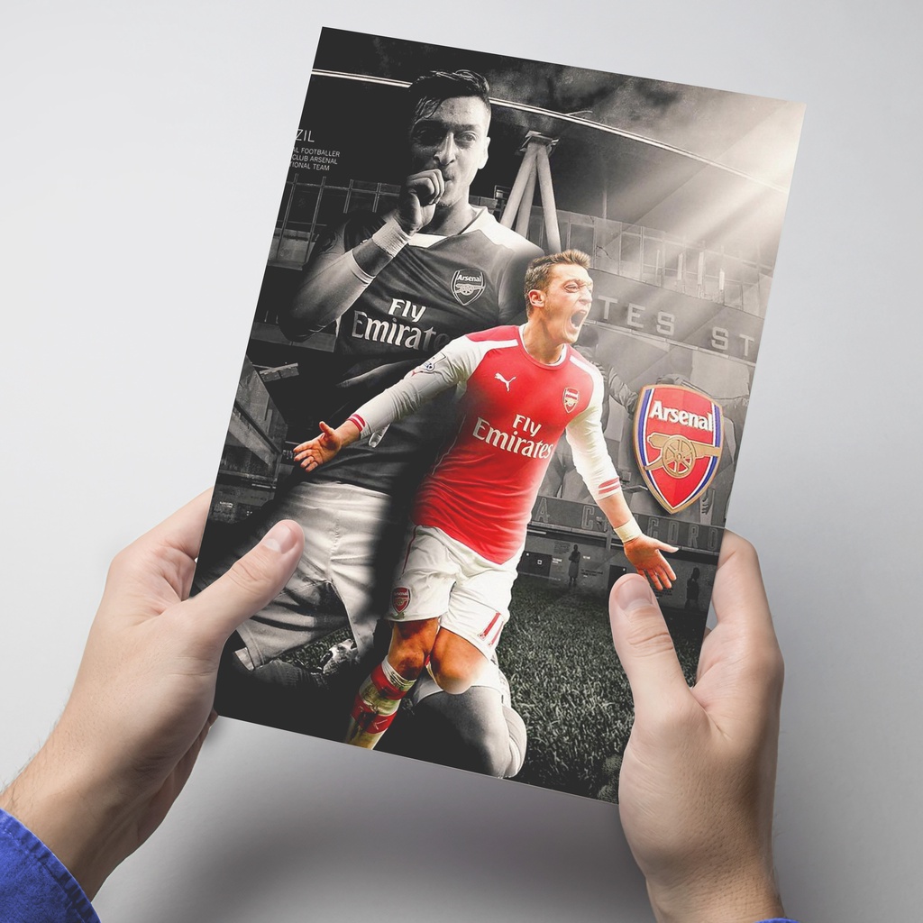 Poster Bóng Đá Mesut Ozil, Poster Mesut Ozil Cực Đẹp, Poster Bóng Đá Có ...