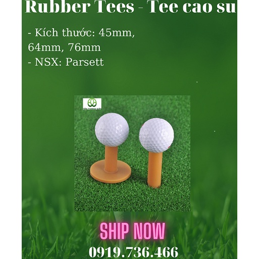Rubber Tees-Tee Golf Cao su Parsett nhiều kích cỡ | Shopee Việt Nam