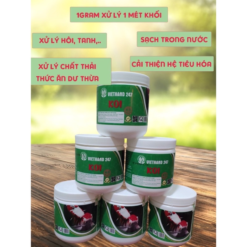 Vi sinh VietHand, Vi sinh bột cho hồ cá cảnh, hồ koi | Shopee Việt Nam
