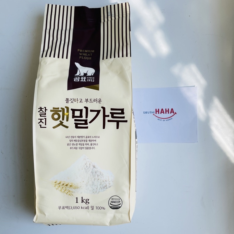 Bột mì Hàn Quốc đủ loại siêu ngon KOREAN WHEAT FLOUR 1kg CJ BEKSUL ...
