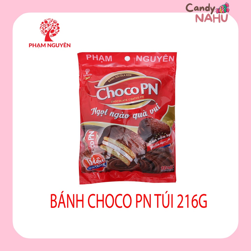 Bánh socola kem Choco PN gói 216g (12 cái) | Shopee Việt Nam